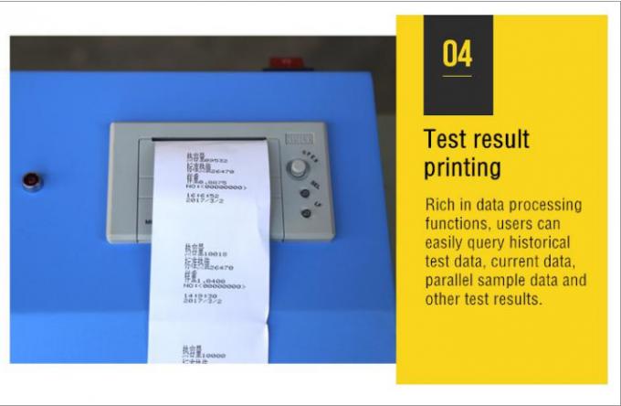 ASTM D4809 เครื่องวัดปริมาณถ่านหินในห้องปฏิบัติการ Calorific Value Meter